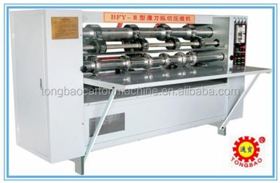 Cina 150mm Slitter Scorer per la linea di produzione di scatole di cartone ondulato in vendita