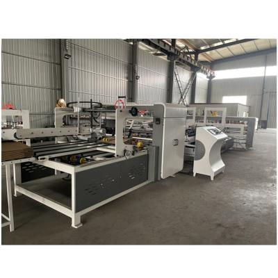 China Máquina de colagem automática de caixas onduladas de papelão e máquina de colagem para caixas de cartão à venda