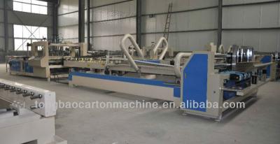 Cina Materiale di imballaggio in plastica Tongbao Macchina di incollaggio automatica per cartone ondulato 100 p/min in vendita