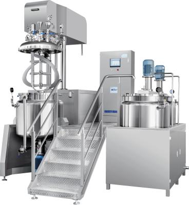 China Water Cooling Jacket Homogenizer Vacuum Emulsifier Industrial Mixing Equipment for  Cosmetic and Food Processing Applications for sale