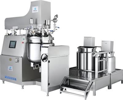 China Thermal Insulation Jacket Homogenizer Vacuum Emulsifier Industrial Blending Equipment for Cream and Paste Processing for sale