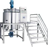 China 200L Lifting Vacuum Homogenizing Mixer Emulsifier for Liquid Detergent Shampoo for sale