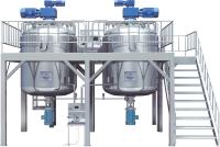 China 200L Lifting Vacuum Homogenizing Mixer Emulsifier for Liquid Detergent Shampoo for sale
