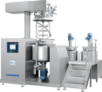 China SUS316L Stainless Steel Vacuum Emulsifying Mixer for Cosmetic Cream and Ointment Production for sale