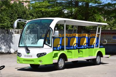 China Eco Friendly 14 Seater Electric Sightseeing Bus , Battery Powered Public Transport Bus for sale