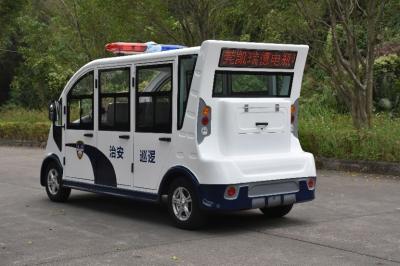 Cina Pattuglia della polizia elettrica inclusa piena di 48V 4KW, veicoli di polizia elettrici 6-8 sedili in vendita