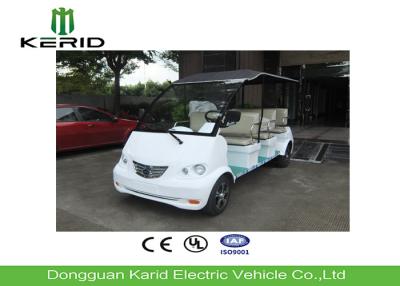 中国 白い4kW電気観光車はパトロールの目的8の乗客の電気ツーリストのカートのために設計しました 販売のため