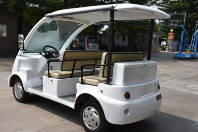 China 48V gelijkstroom-Motor Elektrische Mini Sightseeingsauto 4 Seater voor Park en Club Te koop