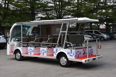China 14 Seater New Energy Mini Pure Electric City Sightseeing Bus Wiht Security Chains for sale