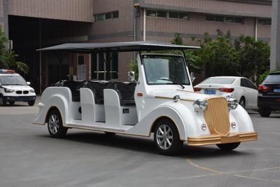 China Carros bondes do vintage do passageiro do material 8 da fibra de vidro para a recepção do hotel à venda
