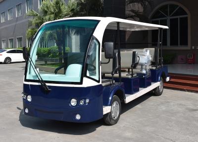 Cina Carrozzino facente un giro turistico elettrico del bus turistico della guida a sinistra bianca 11seats con la tonalità pieghevole della pioggia per la località di soggiorno in vendita