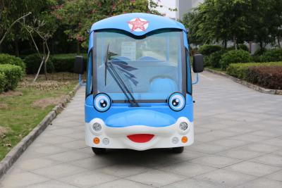 China 72V 5KW Passagier-billiges elektrisches Besichtigungs-Bus-Karikatur-Entwurfs-Elektroauto DC-System-14 zu verkaufen