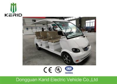 China carro da companhia de eletricidade de 48V 8 Seater com corpo de vidro de alto impacto de fibra à venda