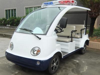 Cina bus elettrico a pile della carrozza ferroviaria di 4 ruote/pattuglia di sicurezza con la lampada dell'allarme in vendita