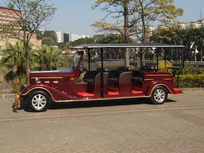 Cina Real Estate ha utilizzato i carretti di golf reali rossi del passeggero dei sedili del carrozzino 11 delle automobili d'annata elettriche in vendita