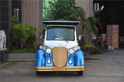 China Lithium Battery Operated Retro Electric Car , 8 Seats Electric Passenger Vehicle With Sunshade for sale