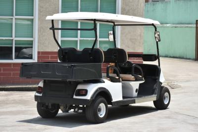 Cina Carrozzino elettrico di golf di 4 passeggeri dell'automobile multiuso del club con il contenitore di plastica posteriore di carico dei pp in vendita