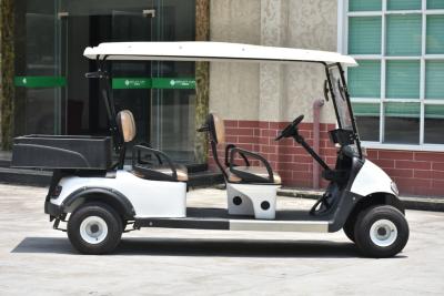 Cina Carrozzino elettrico di golf di 4 passeggeri dell'automobile multiuso del club con il contenitore di plastica posteriore di carico dei pp in vendita