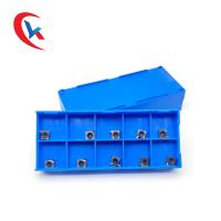China Model 6GR Automatic Lathe Tool Bronze Coating Carbide Grooving Inserts HRA91.8 for sale