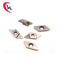 China Replace NTK High-Efficiency Processing Bronze Coating CTPA Series Carbide Grooving Inserts for sale