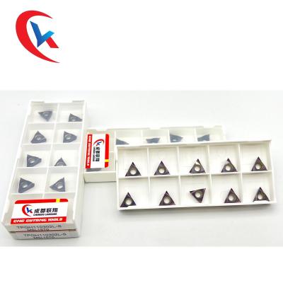 China TPGH110302L-S Pvd Coating Tungsten Carbide Inserts With 60° Cutting Edge Angle for sale