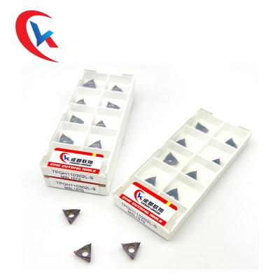 중국 TPGH110302L Ｓ Pvd 코팅 텅스텐 카바이드는 60이' 엣지 각을 줄이면서 삽입합니다 판매용