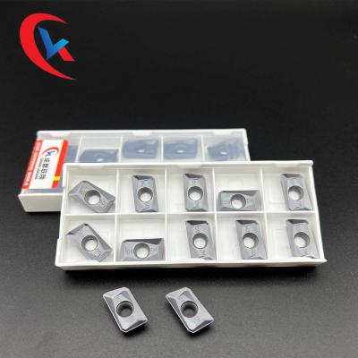 Cina Inserzioni di fresatura della spalla APMT1604PDER-M2 che elaborano le parti d'acciaio, inserzioni di macinazione del carburo di acciaio inossidabile in vendita