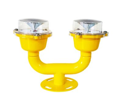 China Newestd design ICAO waterproof AC220V Led dual light Low intensity aviation signal lamp for chimney towers for sale