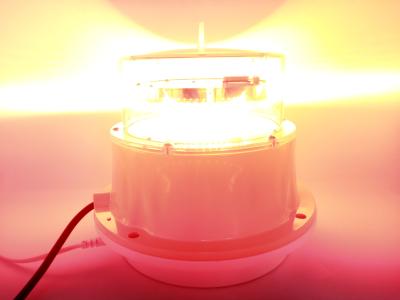 China Suprior waterproof AC power white flashing mediun intensity aviation obstruction lamp for chimney high rise building for sale