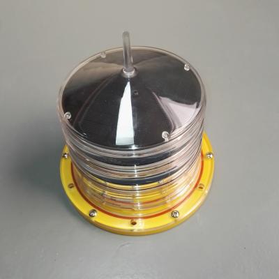 China Reliable high efficiency 3.2v 3Ah replaceable lithium battery Solar eneryg Chimney Aviation warning Light for Towers for sale