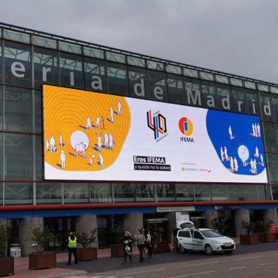 Cina P16 IP66 all'aperto LED flessibile trasparente Mesh Screen For Building Facade in vendita