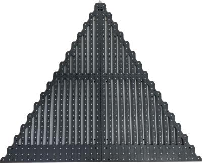 Cina Triangolo LED trasparente Mesh Screen 11520Hz di AC85V in vendita