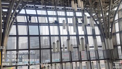 Cina Visualizzazione principale trasparente DC36V RGB di vetro LED del centro commerciale P25 2R2G2B in vendita