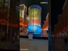 Le rideau visuel mené flexible pliable 3D imperméabilisent 400mm*400mm