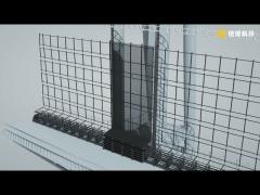 Animation de démonstration de l‘installation de l‘écran pliable de Guangzhou (Animazione di dimostrazione dell‘installazione dello schermo pieghevole di Guangzhou)