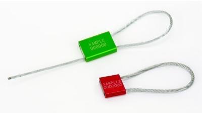 China Galvanized Non Preformed Wire Rope Container Security Seal Lock 1.8x300mm for sale