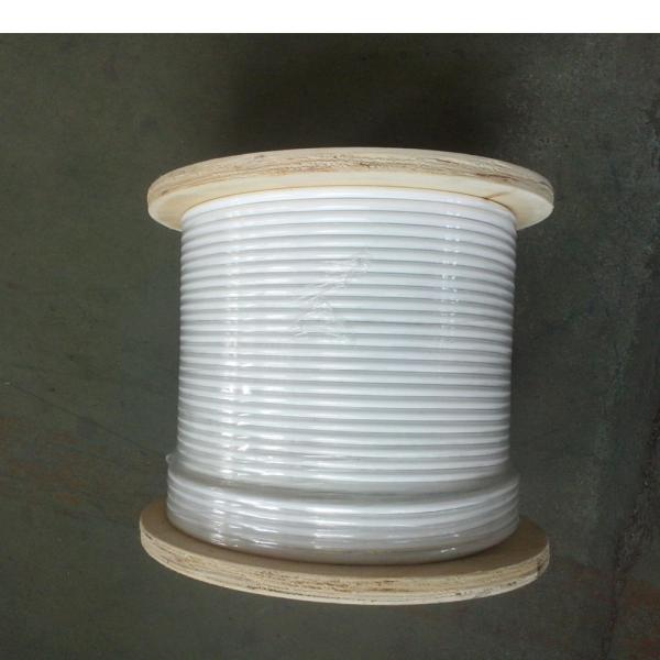 Quality White Nylon Coated Steel Wire Rope 7x19 3.18mm-4.76mm DIN Standard for sale