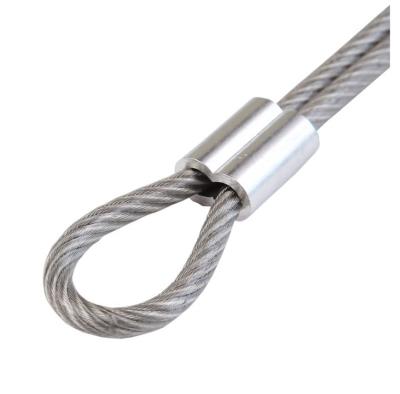 China PVC Coated Wire Rope 6mm Tow Steel Cable Wire Rope Sling for sale