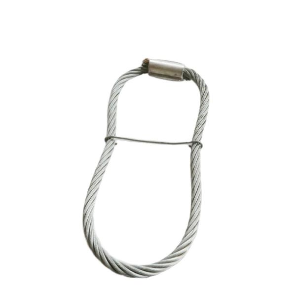 Quality High Carbon Steel Zinc Coated Wire Rope Lifting Loop for Precast Concrete Lifting for sale