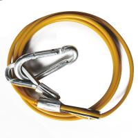China Nylon Coated Steel Cable Assembly with Snap Hook for sale