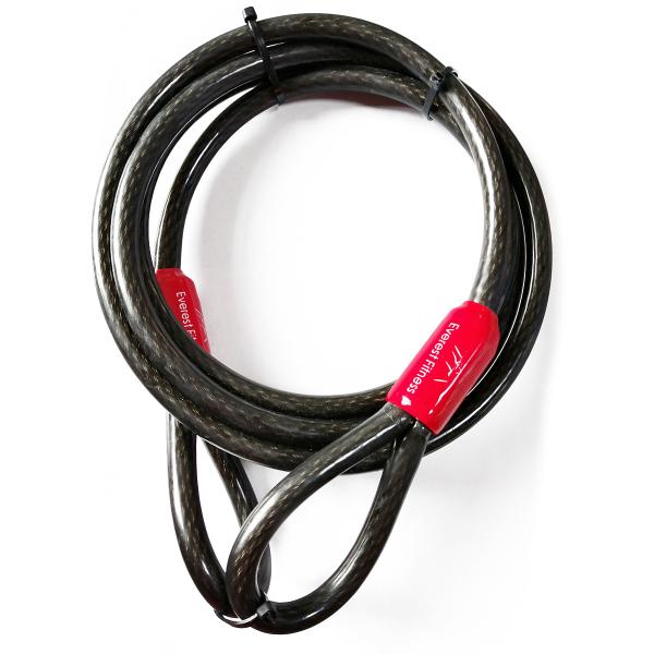Quality PVC Coated Galvanized Wire Rope Security Cable Lock with Loop Ends for sale