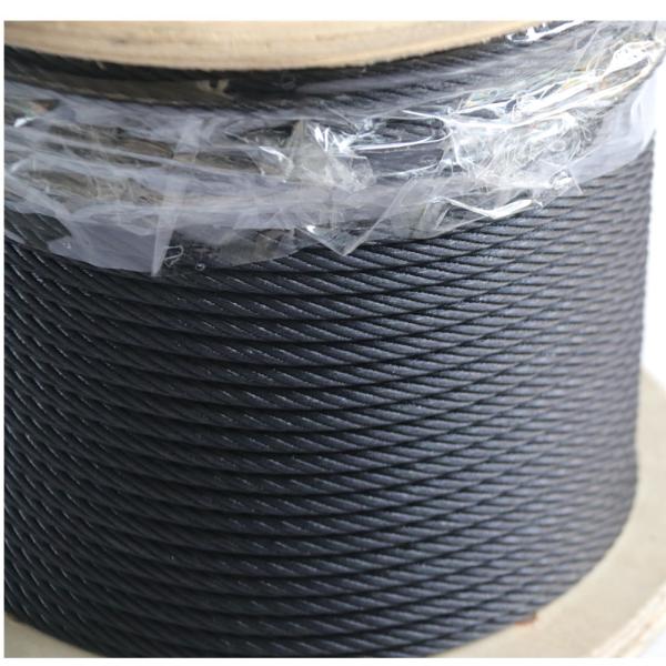 Quality Black Steel Wire Rope for Theatre Rigging and Stage Performance with Non-Reflective Finish for sale