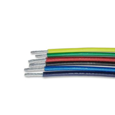 China UV Resistant Transparent Vinyl Coated Wire Rope with 1570-1960MPA Tensile Strength for Industrial Applications for sale