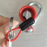 China Tangle-Free Coiled Breakaway Cable for Bumper Pull Trailers - Corrosion Resistant Safety Cable for sale