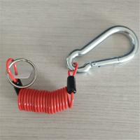 China Tangle-Free Coiled Breakaway Cable for Bumper Pull Trailers - Corrosion Resistant Safety Cable for sale