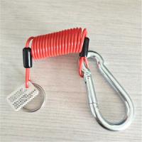 China Tangle-Free Coiled Breakaway Cable for Bumper Pull Trailers - Corrosion Resistant Safety Cable for sale