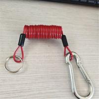 China Tangle-Free Coiled Breakaway Cable for Bumper Pull Trailers - Corrosion Resistant Safety Cable for sale