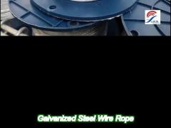 0.05mm tolerance galvanized steel wire rope clear vinyl coated for parcel connect joint