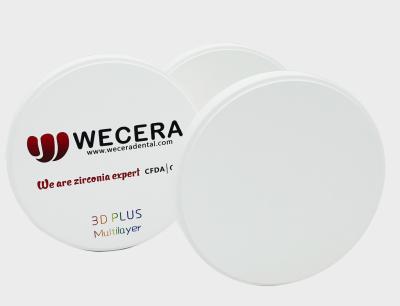 Cina Tonalità classiche di VITA 16 di Roland Dental Multilayer Zirconia Block 98*18mm in vendita
