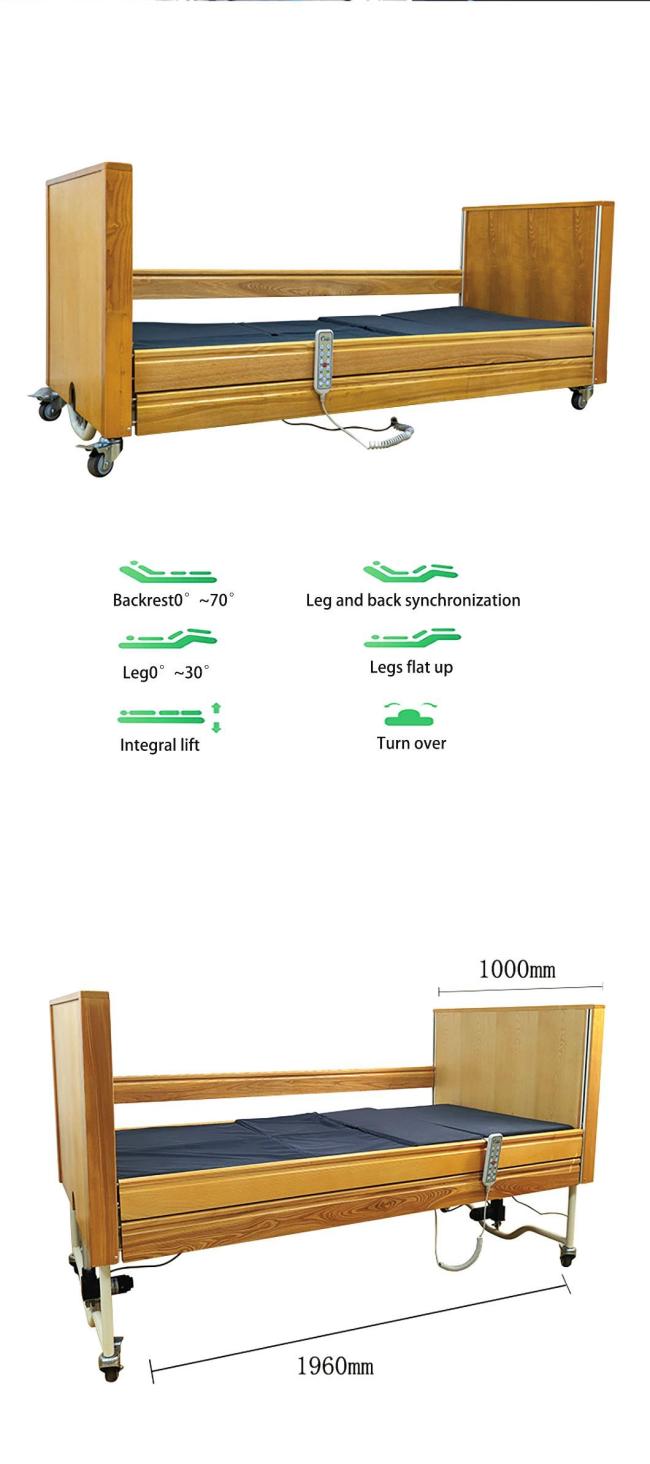 Adjustable Multi-Function Bed for Seniors&prime; Recovery and Relaxation